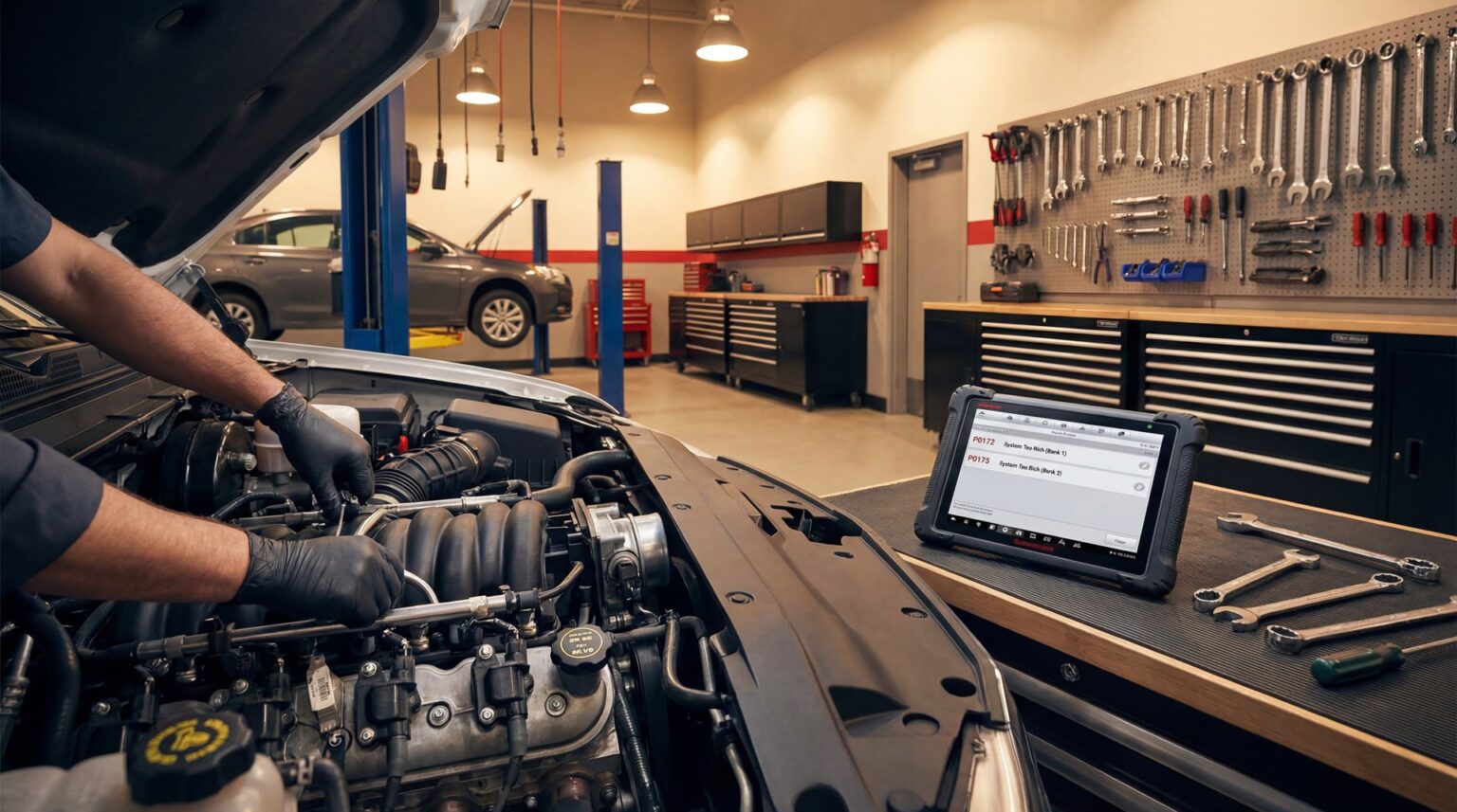 How to Fix Chevy P0172 P0175 Code Fuel System Running Rich - Flat Rate ...